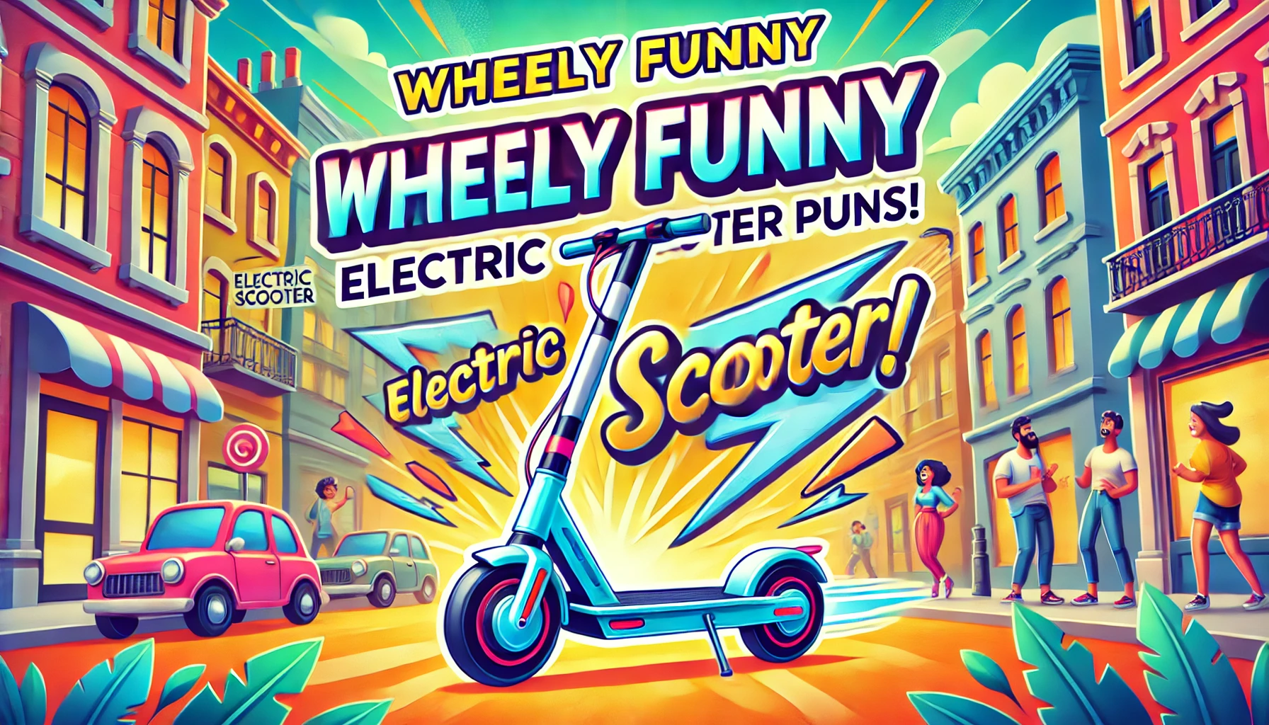 Zipping in Style: Unleashing Electric Scooter Puns for a Wheely Good ...