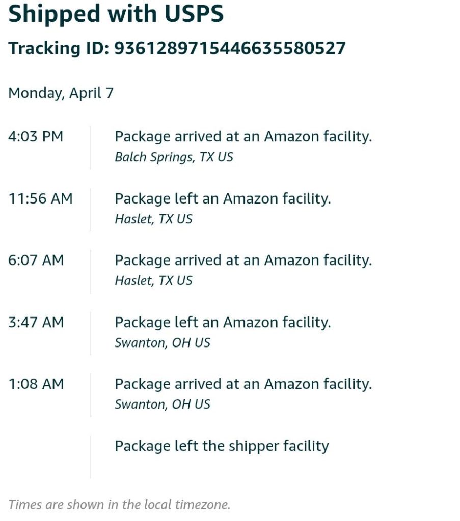 “Package Arrived At An Amazon Facility” Meaning - Eride Corner